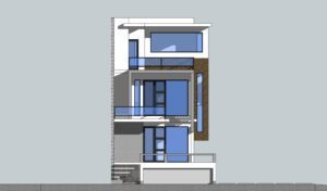 3 Stories House Design With Land Size 7mx26m - SamPhoas Plan