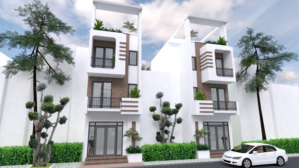 Elevated House Plans for Narrow Lots 5x20 Meter - SamPhoas Plan