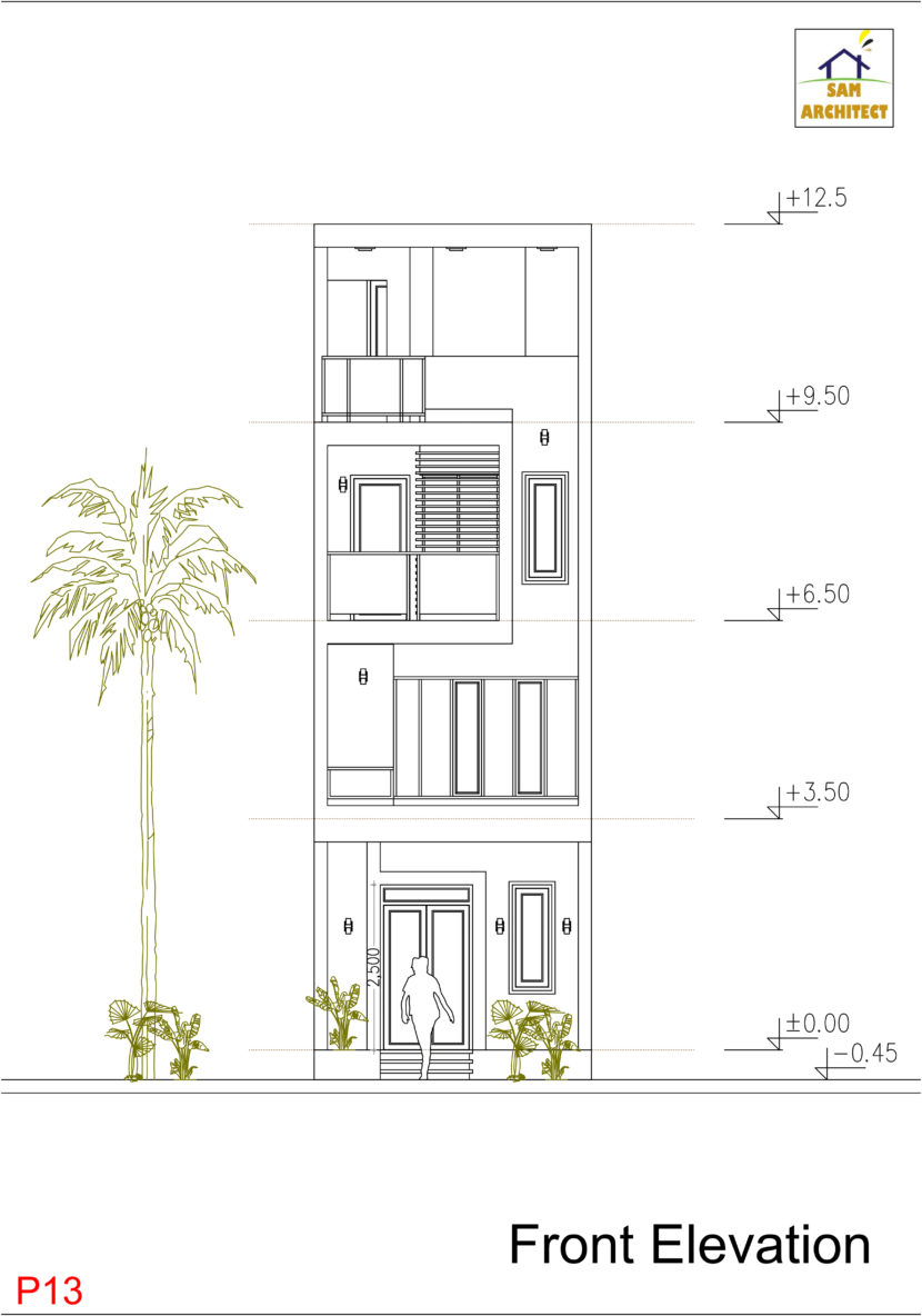 Small Modern House Designs Plan 4x6 Meter - SamPhoas Plan