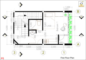 Small Modern House Designs Plan 4x6 Meter - SamPhoas Plan