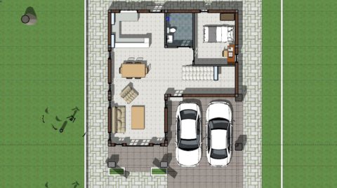 Home Plan 9x11 Meter 5 Bedrooms - SamPhoas Plan