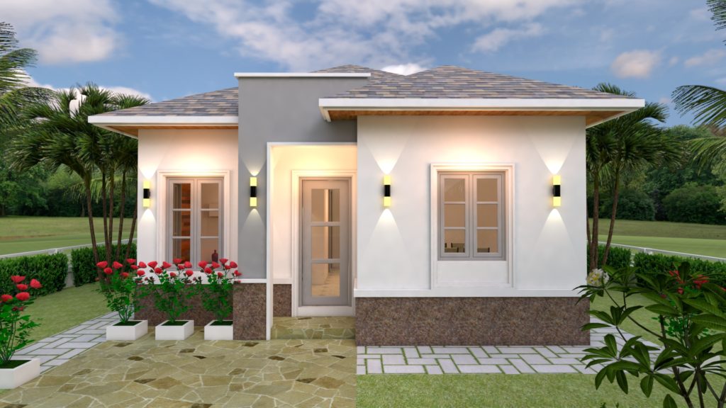 House Plans 7x10 with 3 Bedrooms with terrace roof - SamPhoas Plan